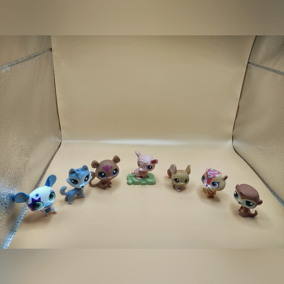 Littlest Pet Shop | Toys | Vintage Lps Fox Ferret And Armadillolot Of 7 ...